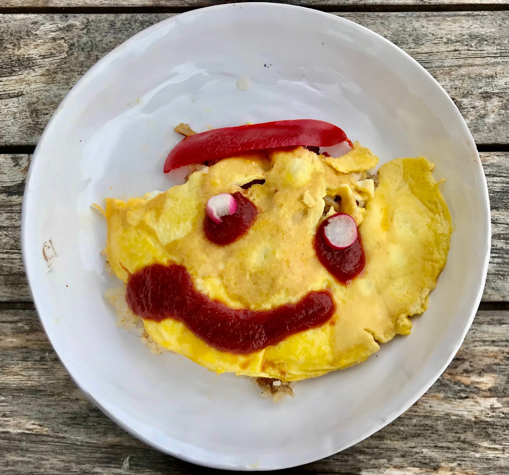 Omelette-riz (Omerice) – Recettes japonaises- Genkicooking